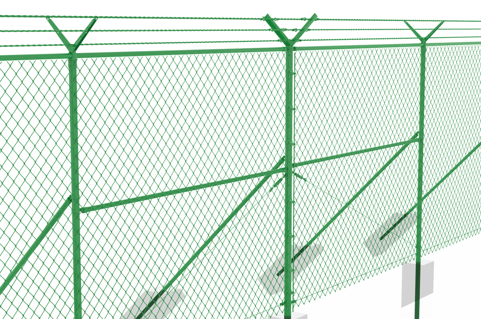 Aramco Type 2 Chain Link Fence in Saudi Arabia