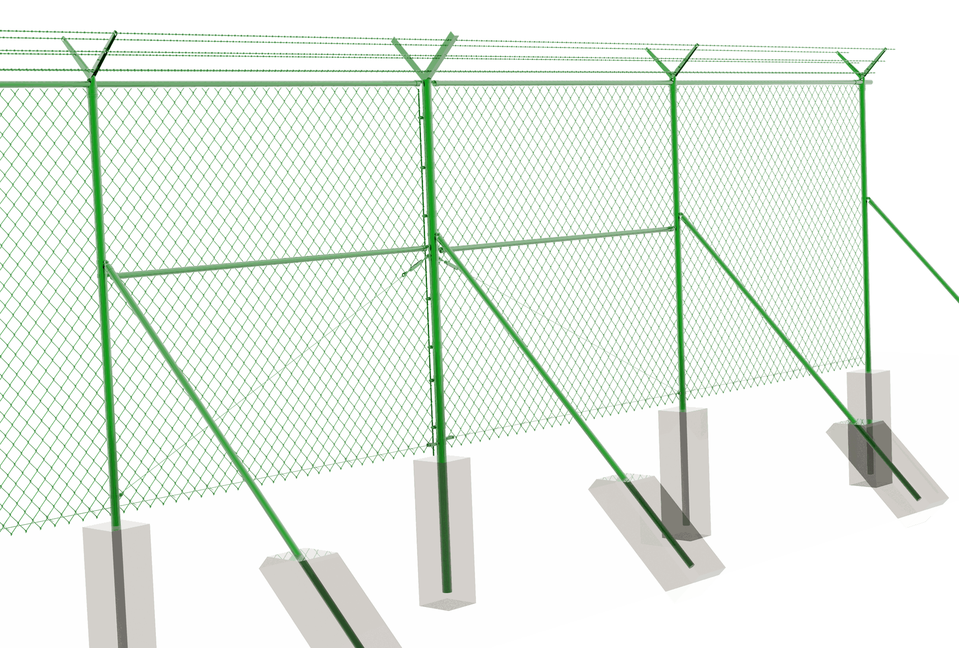 Aramco Type 2 Chain Link Fence in Saudi Arabia
