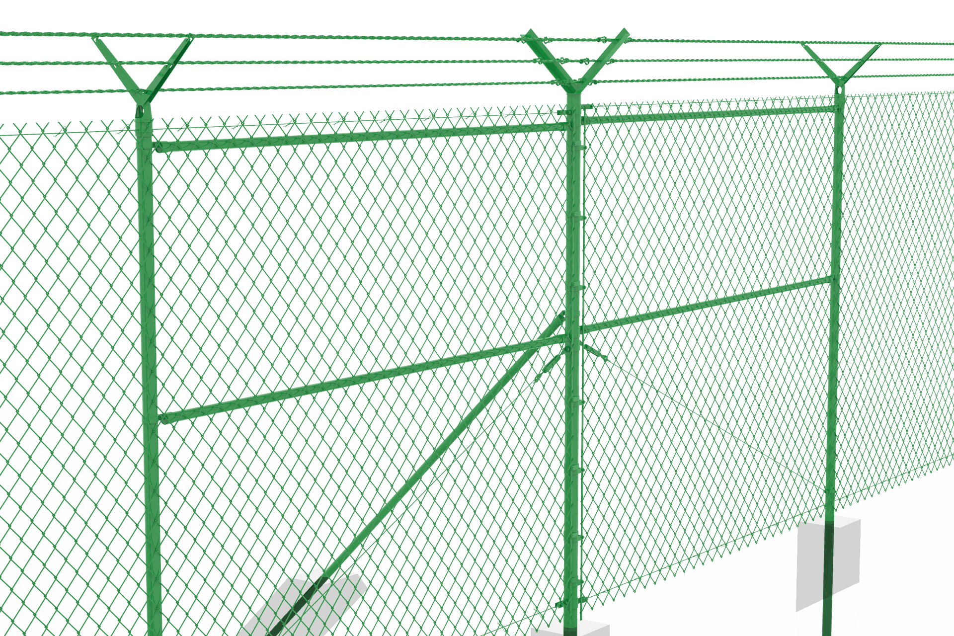 Aramco Type 3 Chain Link Fence Supplier KSA