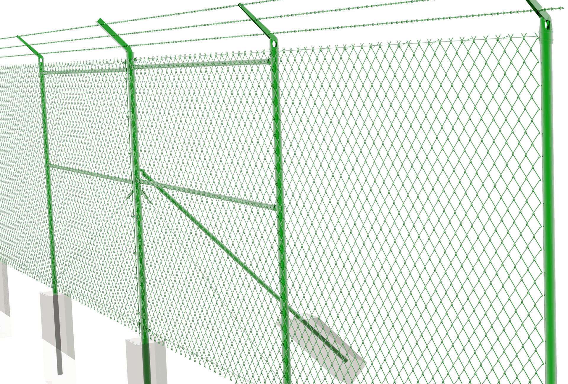 Saudi Aramco Type 4 Chain Link Fence KSA