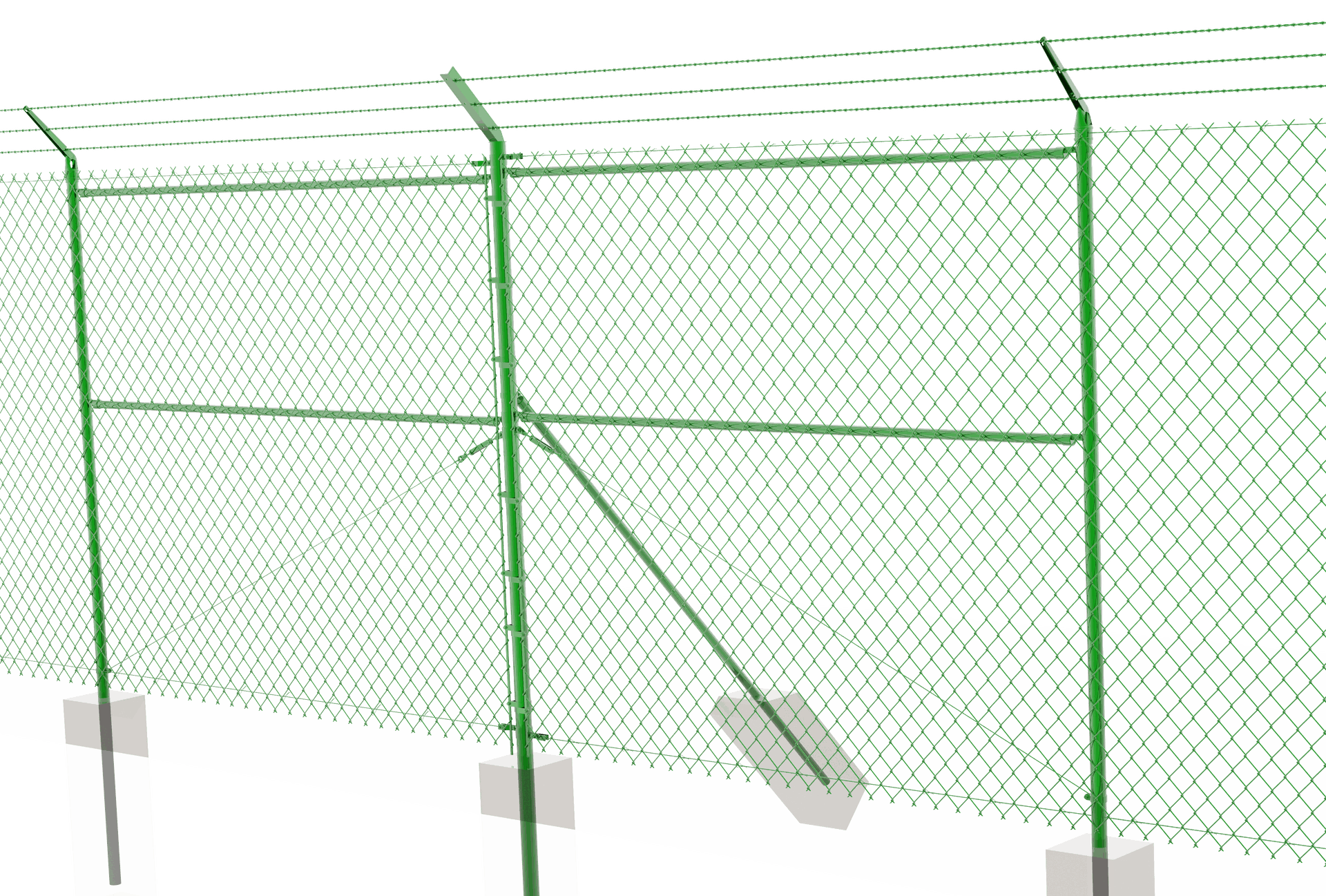 Saudi Aramco Type 4 Chain Link Fence KSA