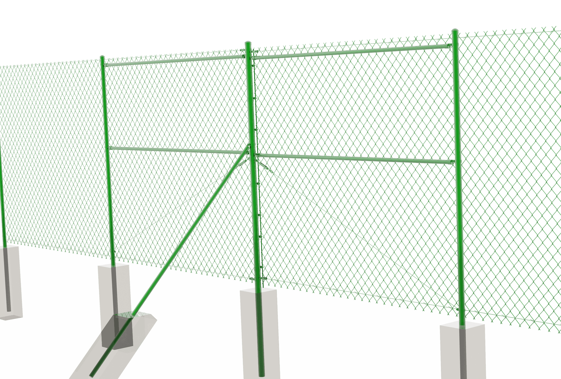 Aramco Type 5 Chain Link Fence for Oil Sites KSA