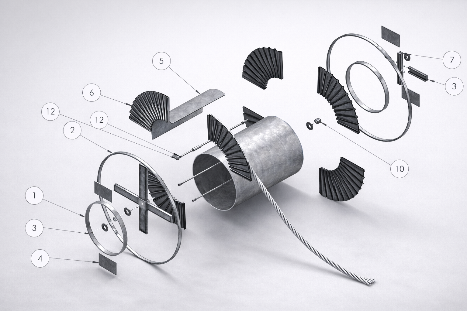 Heavy-Duty Steel Cable Drums | Industrial Reeling KSA